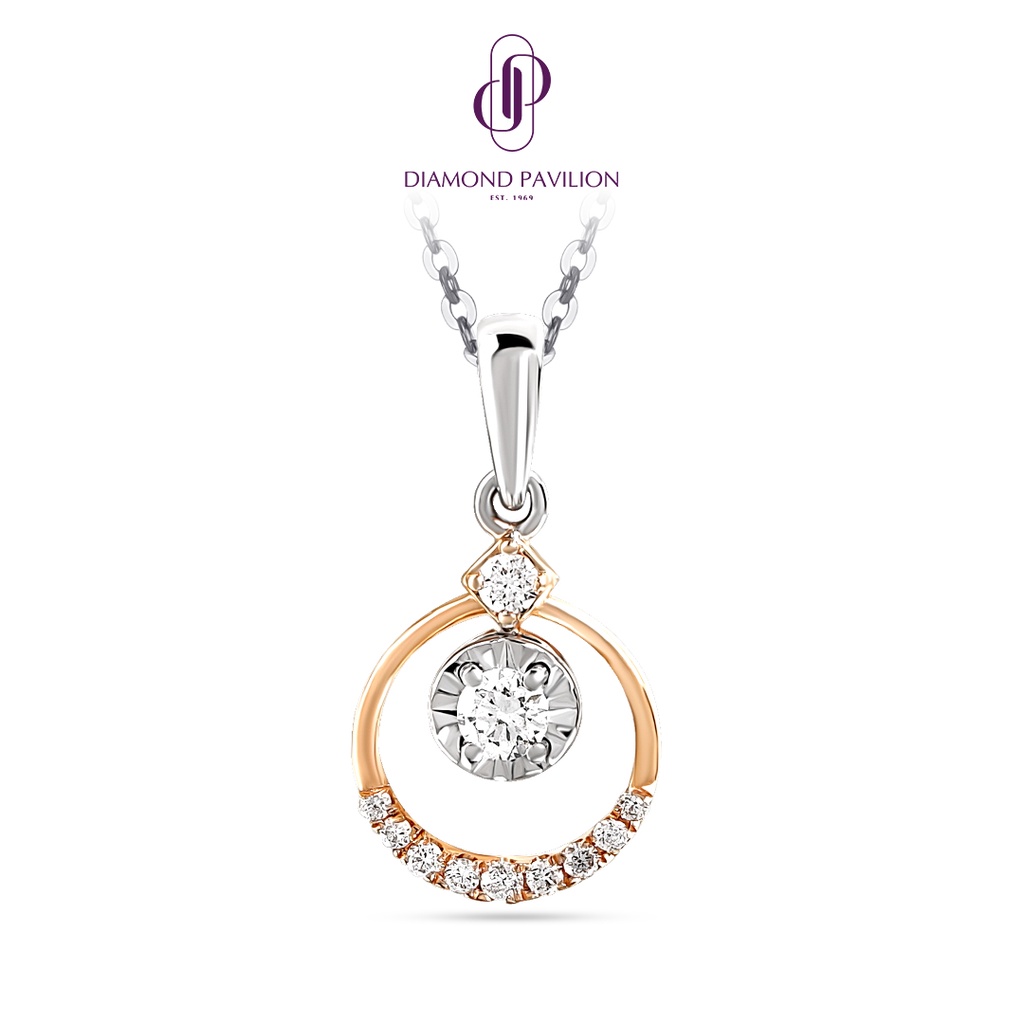 Jual Diamond Pavilion Liontin Emas Batu Berlian Tinsley Pendant ...