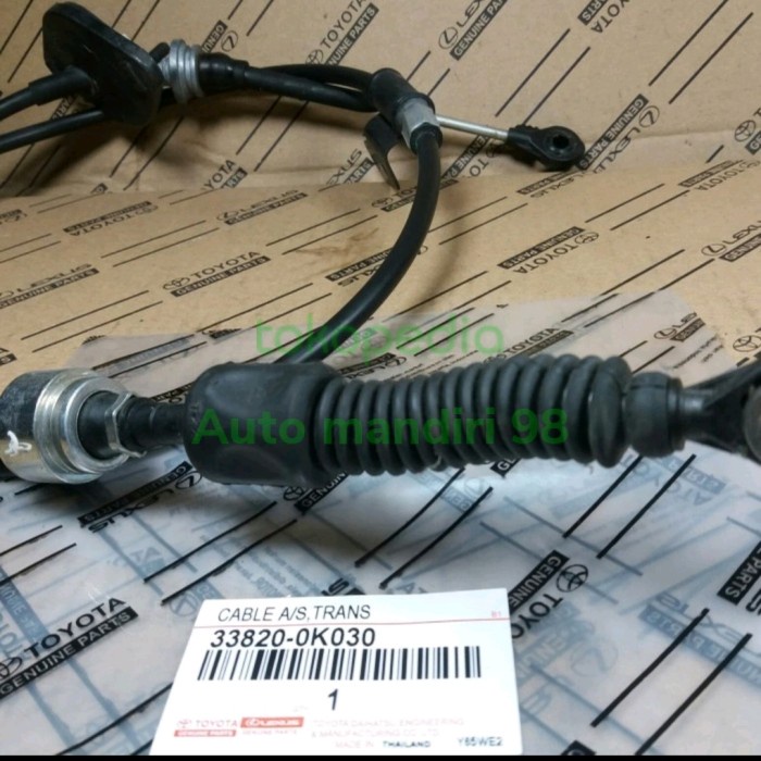 Jual kabel transmisi (matic) Toyota Innova/Fortuner (33820-0K030 ...