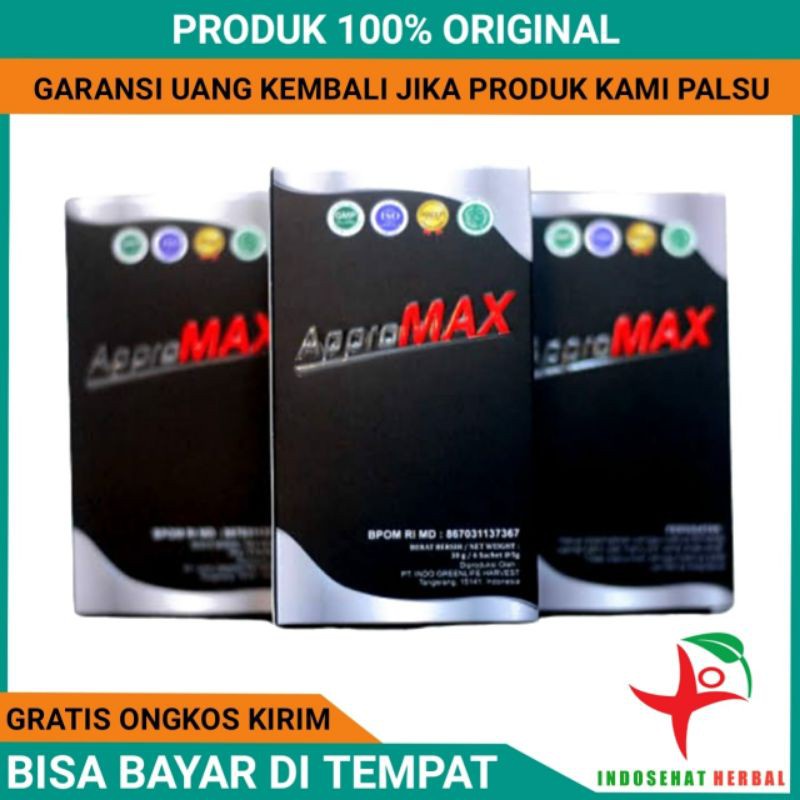 Jual APPROMAX ORIGINAL - APPRO MAX ASLI OBAT HERBAL SERBUK TAHAN LAMA ...