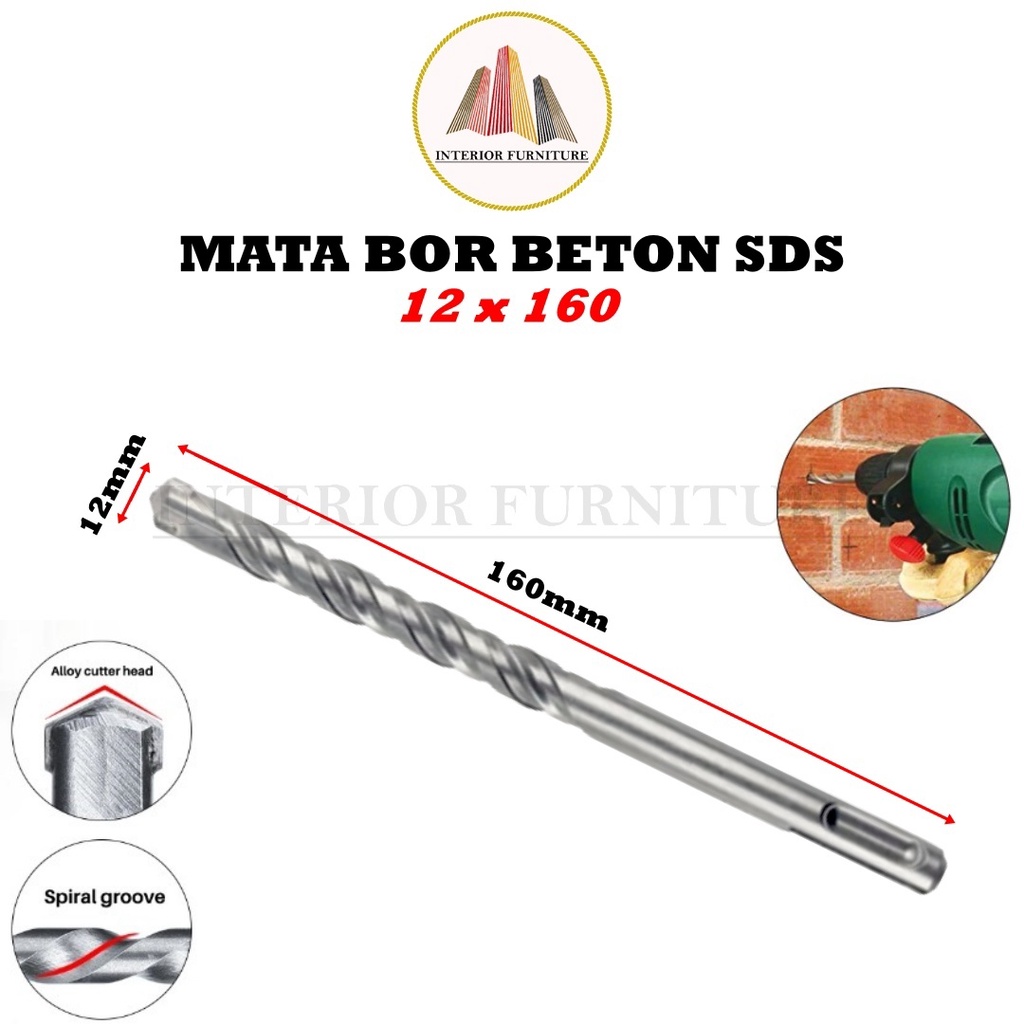 Jual Mata Bor Beton 4mm 5mm 6mm 8mm 10mm 12mm 14mm 16mm 18mm 20mm Mata ...