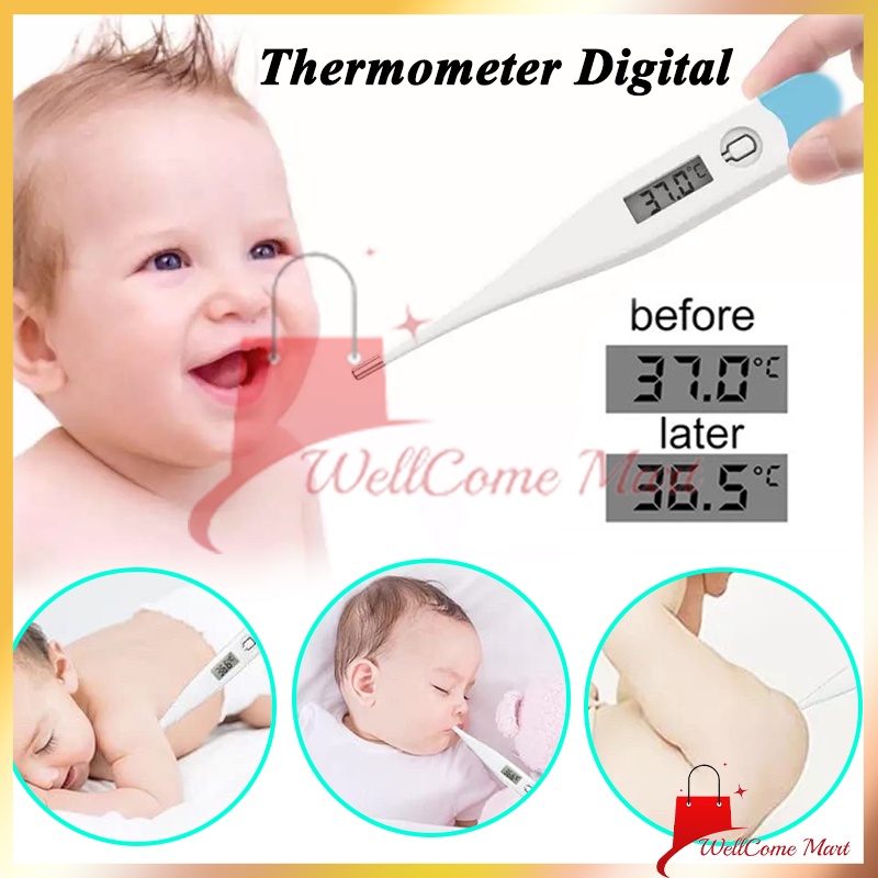 Jual Alat Pengukur Suhu Badan Tubuh Bayi / Baby Anak Termometer Mulut ...