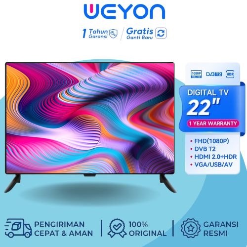Jual HARGA SALE!! TV DIGITAL LED 22 inch FULL LAYAR HD Support USB HDMI ...