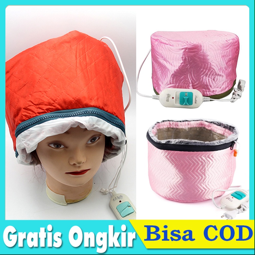 Jual Cap Penutup Kepala Steam Rambut - Hot Steamer Spa Rambut Thermal ...