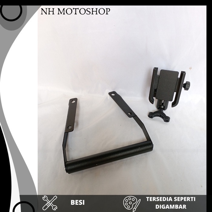 Jual BRACKET DUDUKAN PHONE HOLDER HONDA CBX CB150X ALUMUNIUM HOLDER HP ...