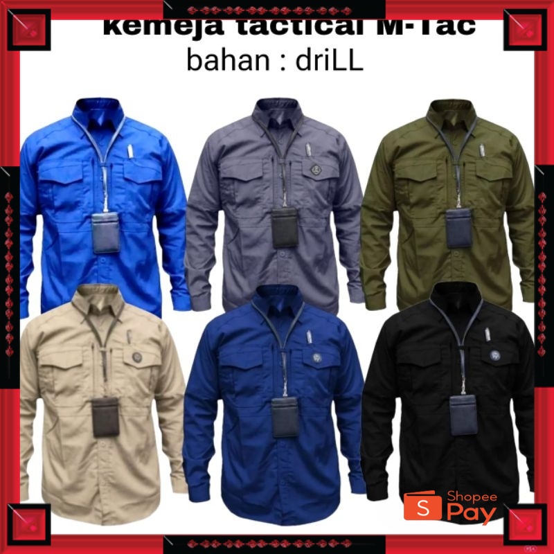 Jual 12.12 SERAGAM SALE / Kemeja Tactical M Tac | kemeja mtac | Baju ...