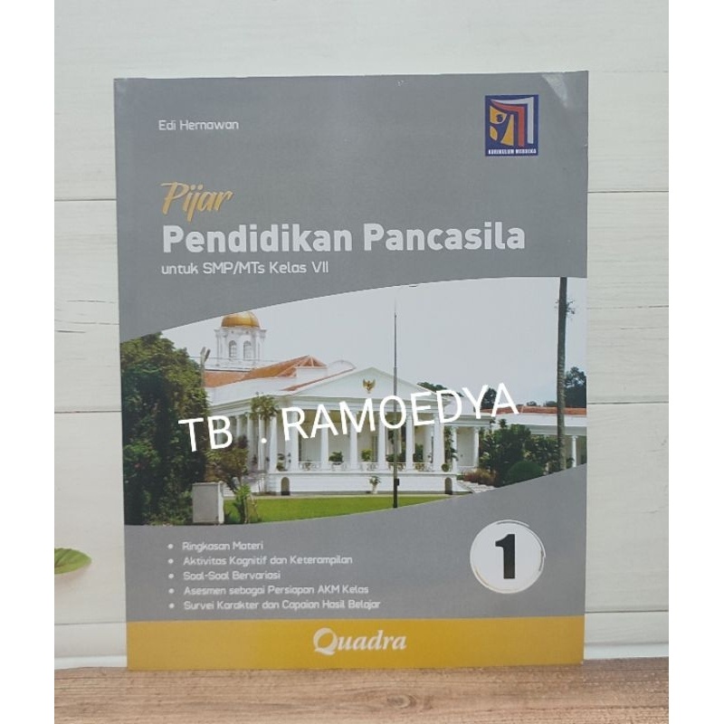 Jual Buku Pijar Pendidikan Pancasila SMP/MTs kelas VII Kurikulum Merdeka Quadra | Shopee Indonesia