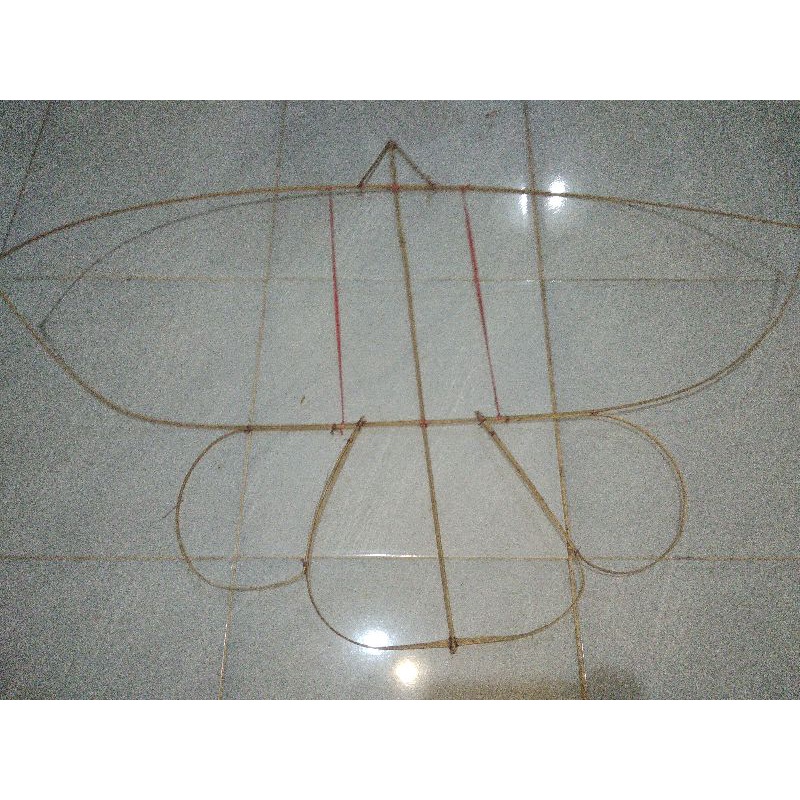 Jual GAPANGAN Kerangka layang layang model jawa 1meteran | Shopee Indonesia