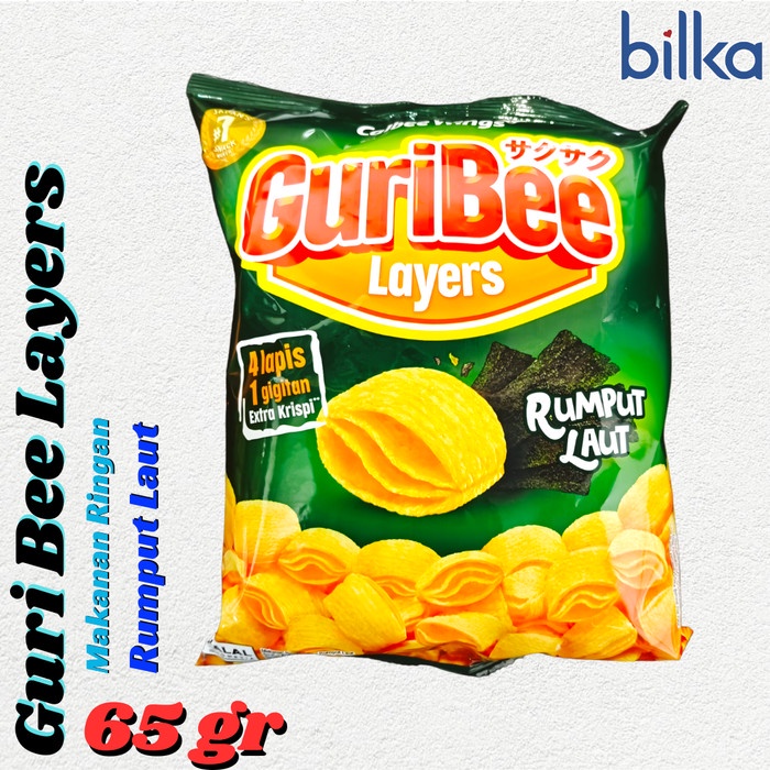 Jual GURIBEE Layers Rumput Laut 65gr | Shopee Indonesia