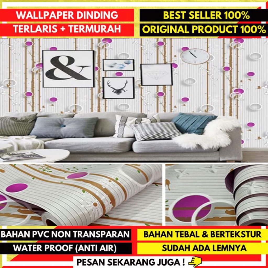 Jual Walpaper dinding kamar aesthetic Wallpaper dinding MOTIF CAKRA ...