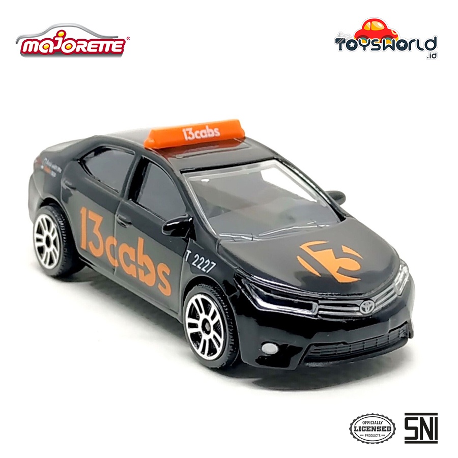 Jual Majorette 13 cabs Australia Toyota Corolla Altis Diecast Hitam | Shopee Indonesia