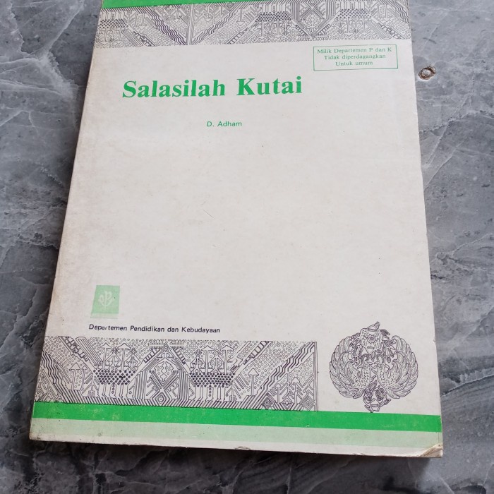 Jual SALASILAH KUTAI-D ADHAM-L3 | Shopee Indonesia