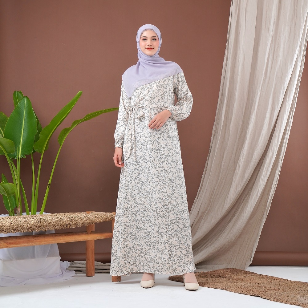 Jual Le Khari Haura Gamis Cotton Silk Gamis Busui Size S - XL | Shopee ...