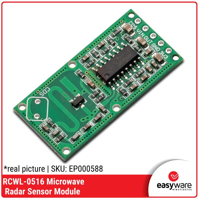 Jual RCWL-0516 RCWL0516 MICROWAVE RADAR MOTION DETECTOR CO27 | Shopee ...