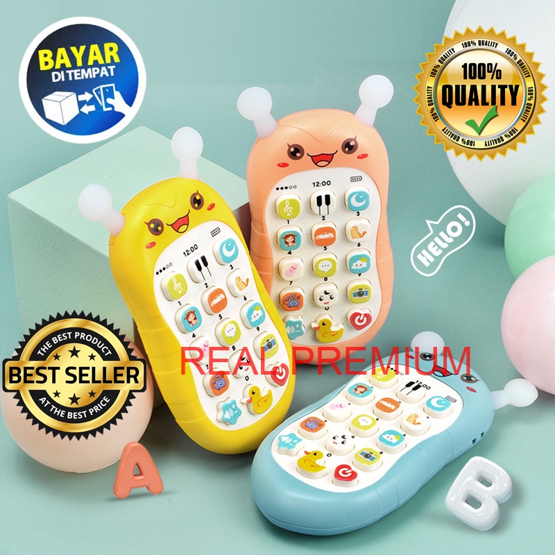 Jual Mainan Edukasi Anak Telepon Mainan Music Phone / Telepon Bayi ...