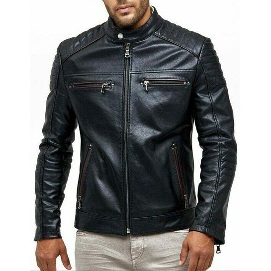 Jual Jaket semi Kulit Pria terbaru / jaket anti air dan angin / jaket ...