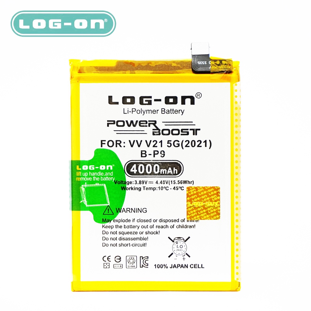 Jual Log On - B-P9 Vivo V21 5G V2050 BP9 Power Boost Original Battery ...