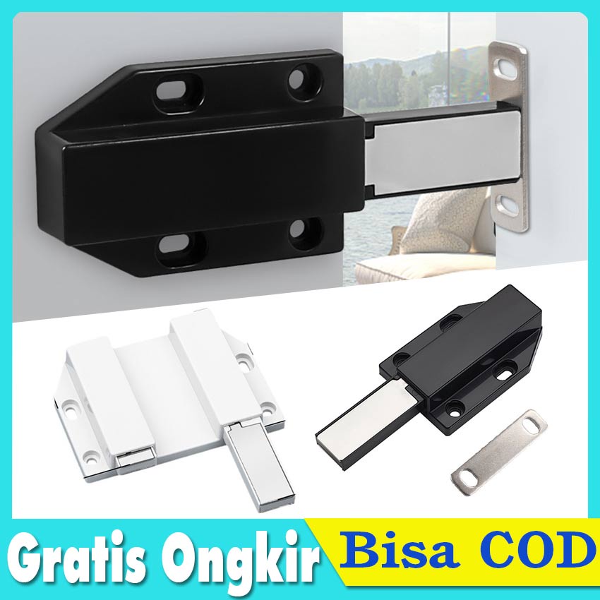 Jual 5PCS / 10PCS Catches Besi / Push To Open Tip On STAINLESS Magnet ...