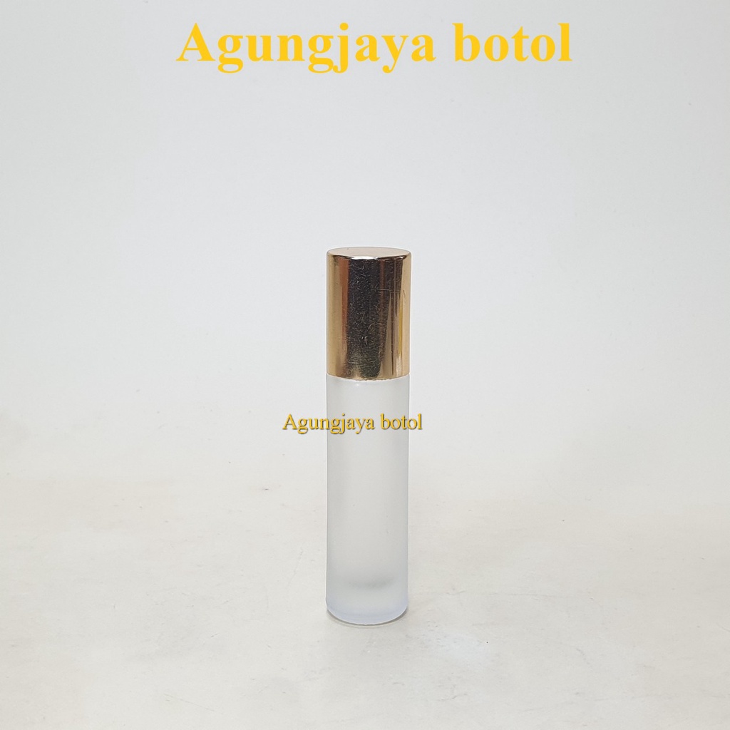 Jual Roll On 8 Ml Clear Fros Tutup Stainles Emas Shiny Polos / Botol ...