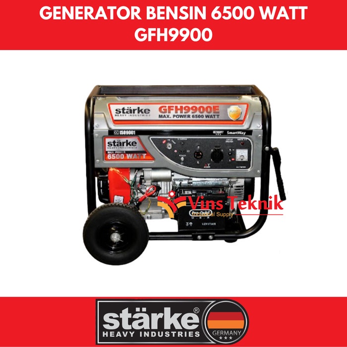 Jual Mesin genset bensin Generator set 6500watt GFH9900E STARKE GFH ...