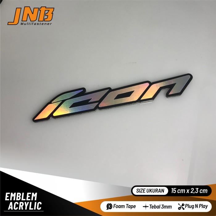 Jual Emblem Acrylic Icon Thailand Logo Timbul 3D Beat | Shopee Indonesia