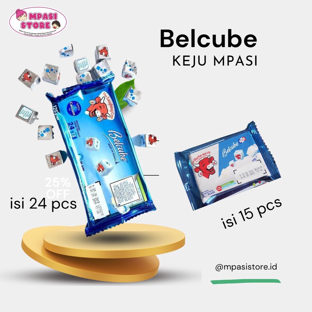 Jual Belcube Cheese MPASI Bayi dan Anak / Keju MPASI/Babybel | Shopee ...
