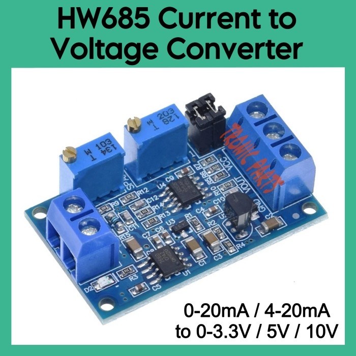Jual HW-685 Current to Voltage Converter Signal 4-20mA To 0-3.3V 5V 10V ... Jual HW-685 Current to Voltage Converter Signal 4-20mA To 0-3.3V 5V 10V ...