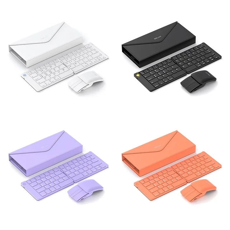 Jual Delux Bluetooth Mouse Keyboard Lipat Combo Case With Laser ...