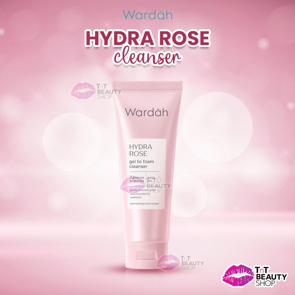 Jual WARDAH HYDRA ROSE GEL TO FOAM CLEANSER 100 ML | Shopee Indonesia