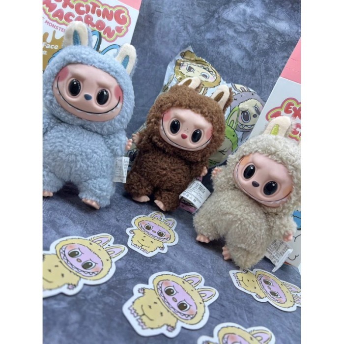 Jual Popmart Boneka Labubu Exciting Macaron The Monster V1 Viral ...
