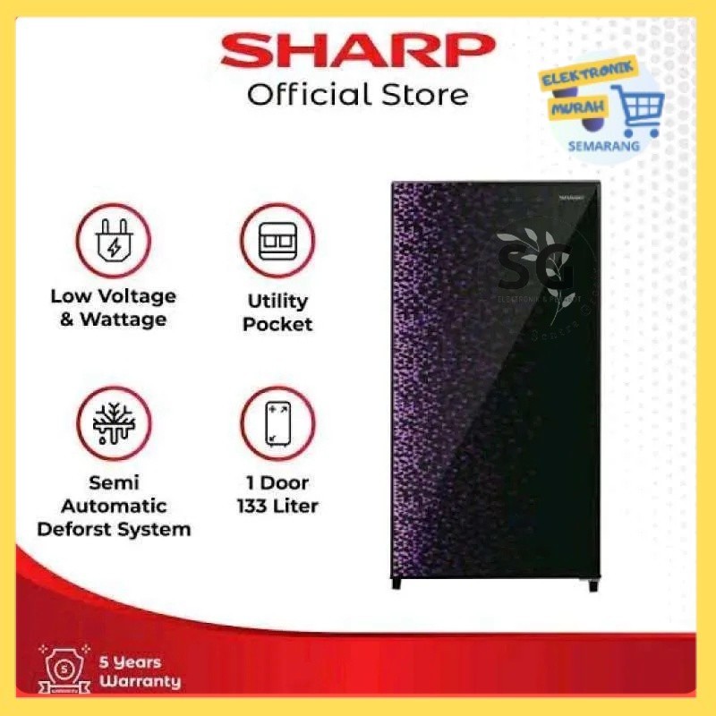 Jual Sharp Kulkas 1 Pintu 157 Liter Kulkas SJ-X185MG-GR / GB [EMS] | Shopee Indonesia