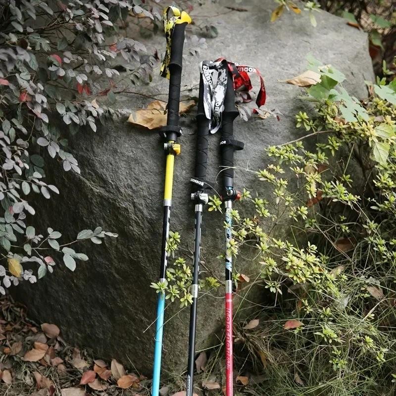 Jual CEOI GWOK Foldable Trekking Pole EVA Handle Carbon Fiber ...