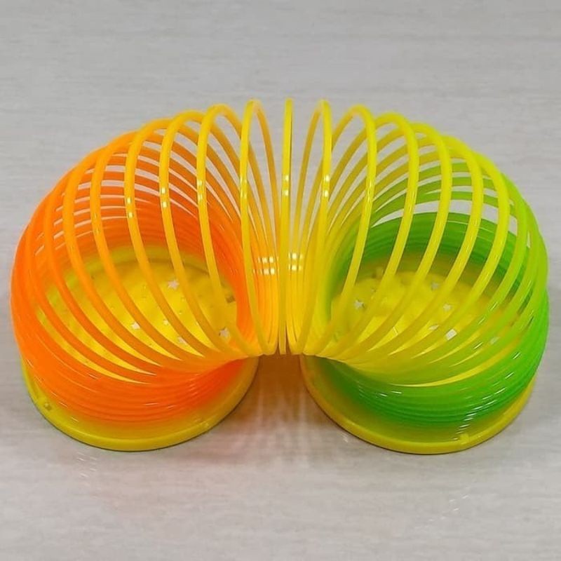 Jual Promo Mainan Rainbow Magic Spring Edukasi - Per Pegas Spiral Momo ...