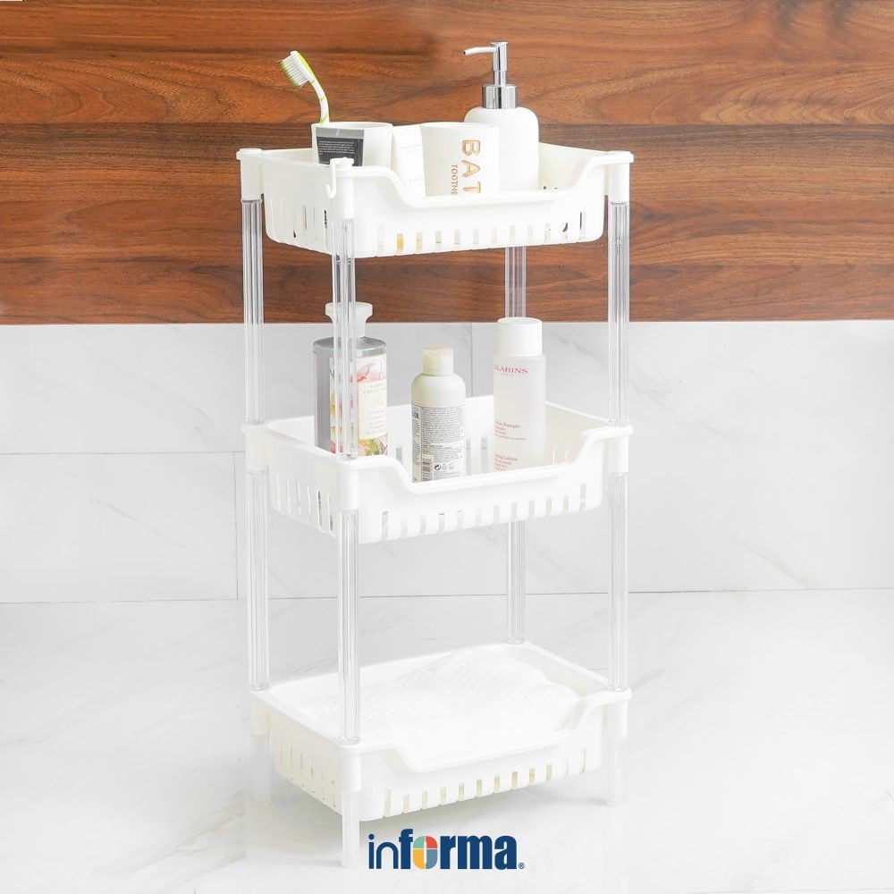 Jual Informa Organizer Rak 3 Tingkat 8028 19.5X31X62 cm - Putih ...