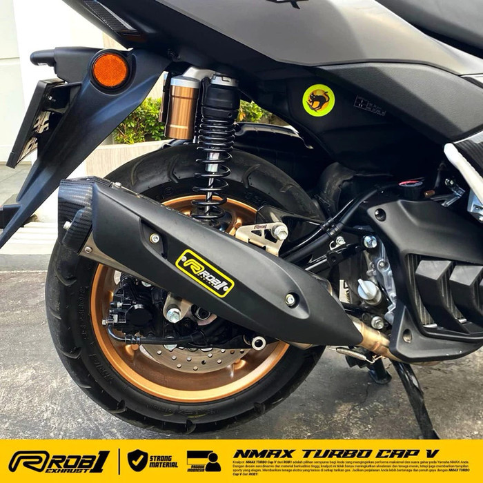 Jual KNALPOT ROB1 STANDAR RACING POWER BOOM SS YAMAHA NMAX NEW TURBO ...