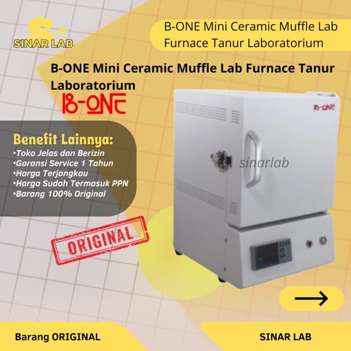 Jual B-ONE Mini Ceramic Muffle Lab Furnace Tanur Laboratorium | Shopee ...