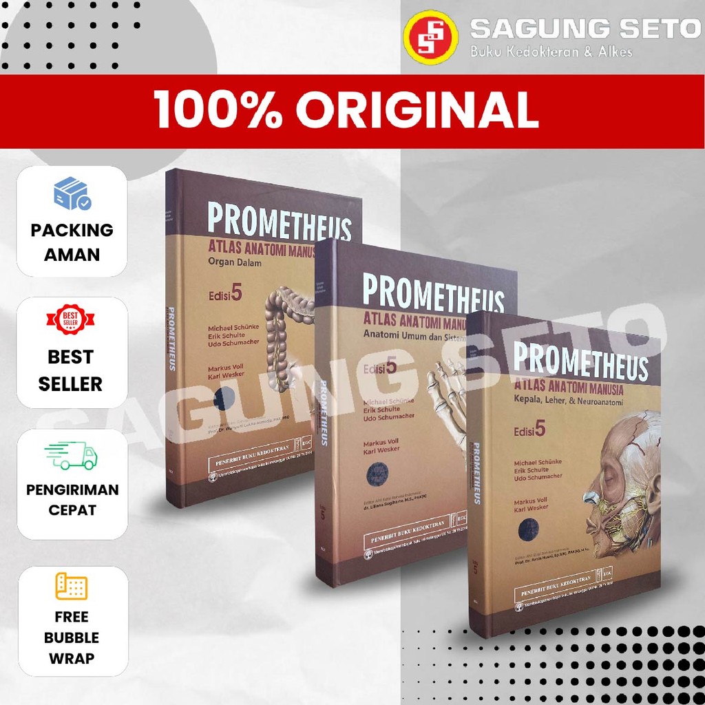Jual PROMETHEUS ATLAS ANATOMI MANUSIA EDISI 5 NEW / PROMET / PROME ...