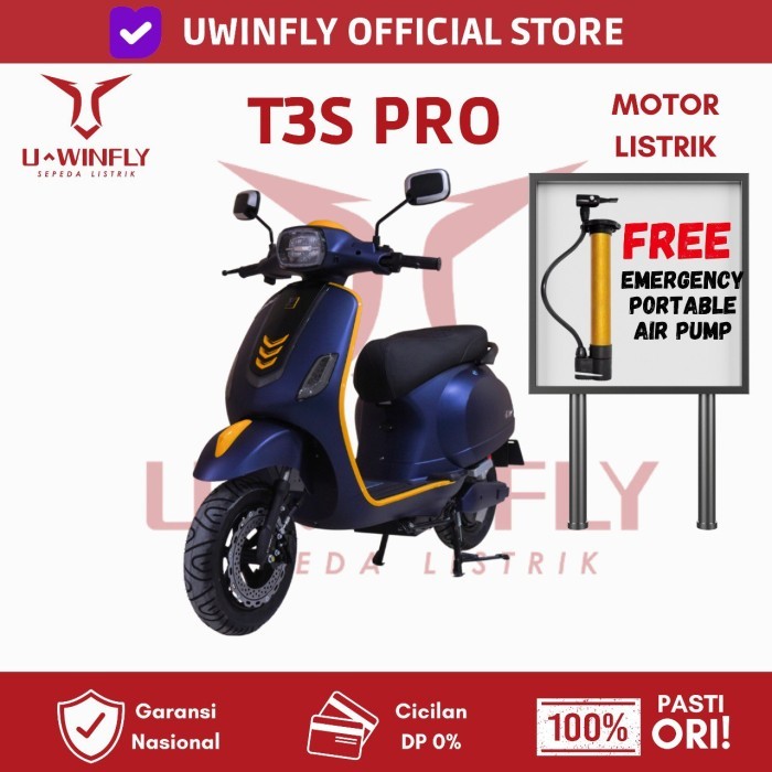 Jual SEPEDA MOTOR LISTRIK UWINFLY T3S PRO T3SPRO Garansi Resmi - PURPLE | Shopee Indonesia