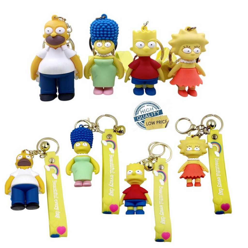 Jual Gantungan The Simpsons Family - Key Chain Gantungan Tas | Shopee ...