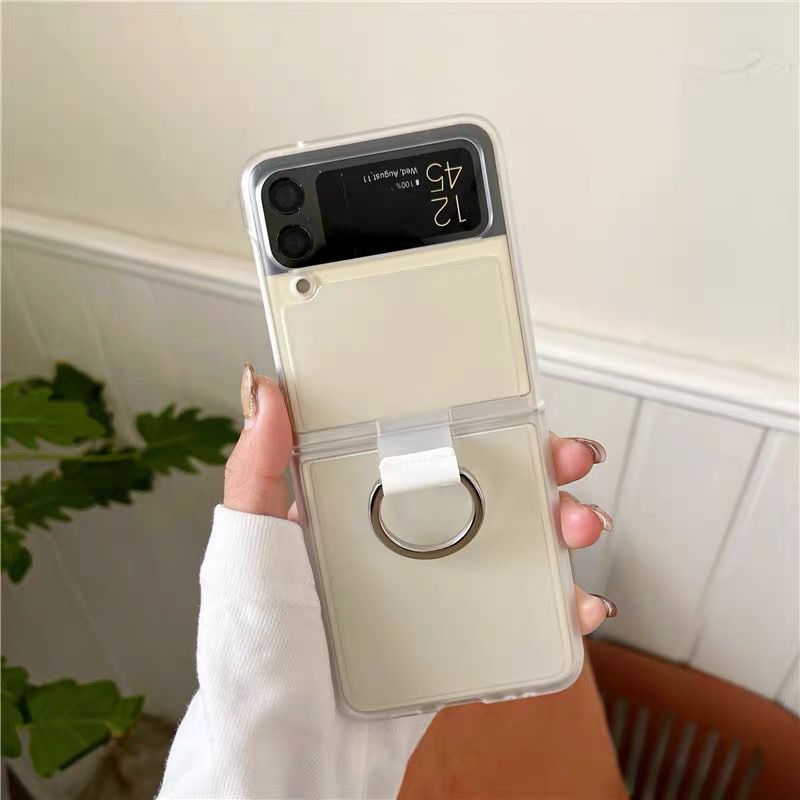 Jual CLEAR HARD CASE + RING SAMSUNG GALAXY Z FLIP 6 6G NEW Z FLIP 5 ...