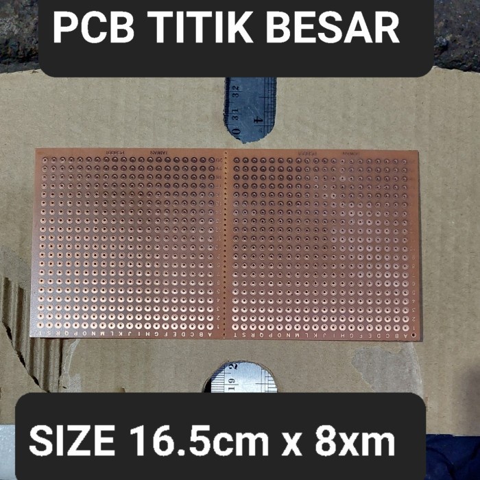Jual pcb titik lubang 20x10 10cmx20cm printed circuit board - LUBANG ...