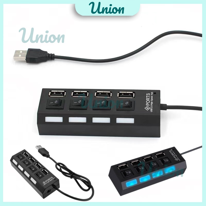Jual UM Usb Hub Saklar 4 Port in 1 / Sambungan USB Extension 4 Port / 4 ...