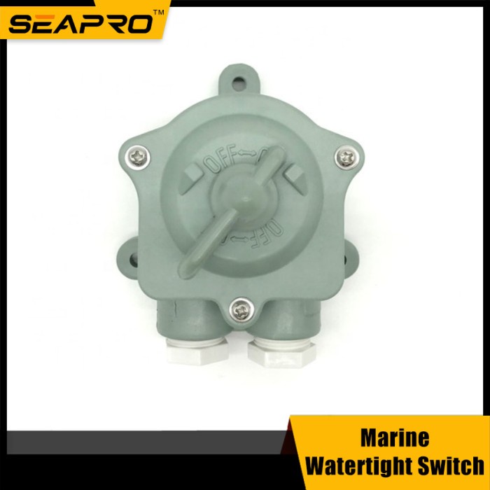 Jual Marine Watertight Connectors Rotary Switch K-2MR 250V 10A seapro ...