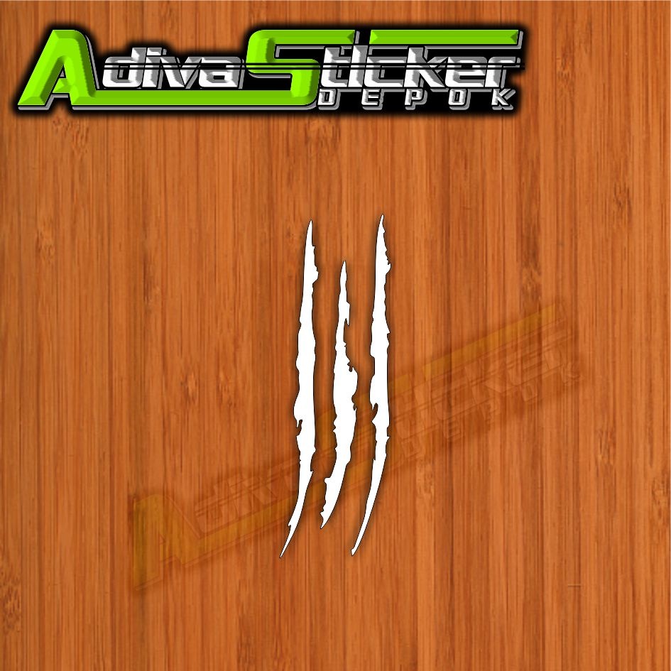 Jual Stiker Cakar Monster / Sticker Cakaran Monster pada Lampu Motor ...