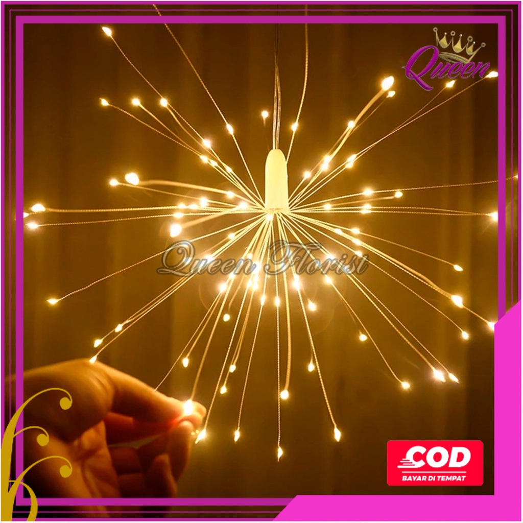 Jual Lampu Kembang Api Laba-Laba 1 Set isi 10 Gantung Fireworks Hias ...