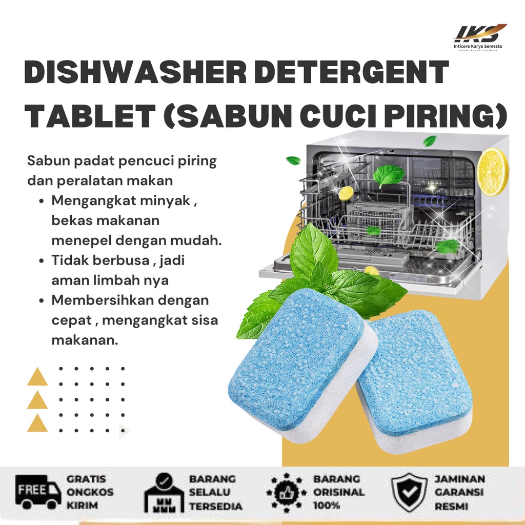 Jual Dishwasher Tablet All in 1 Sabun Mesin Cuci Piring | Shopee Indonesia