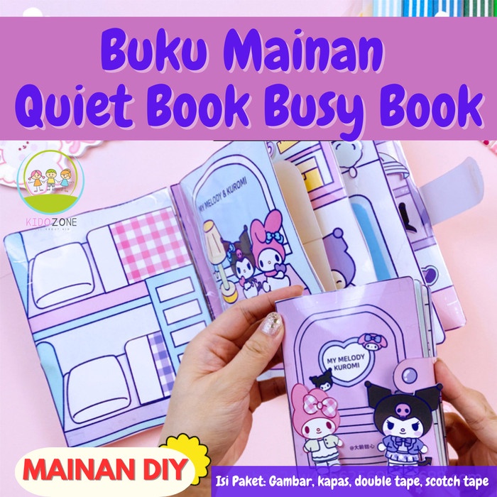 Jual Quiet Book Buku Edukasi Aktivitas Anak Busy Book DIY Mainan ST0077 ...