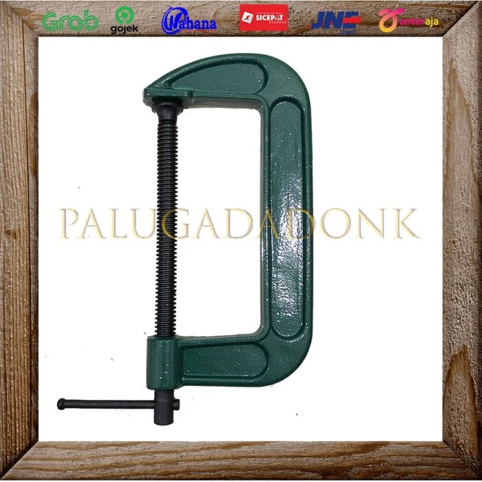 Jual Catok C 10 inch / Clamp C 10 inch / Klem Catok Press Jepit Besi ...
