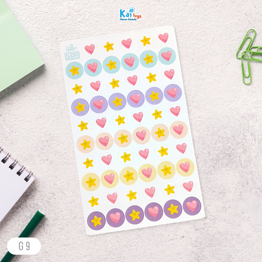 Jual Stiker Aesthetic / Sticker Deco Jurnal / Stiker Hari Bulan ...