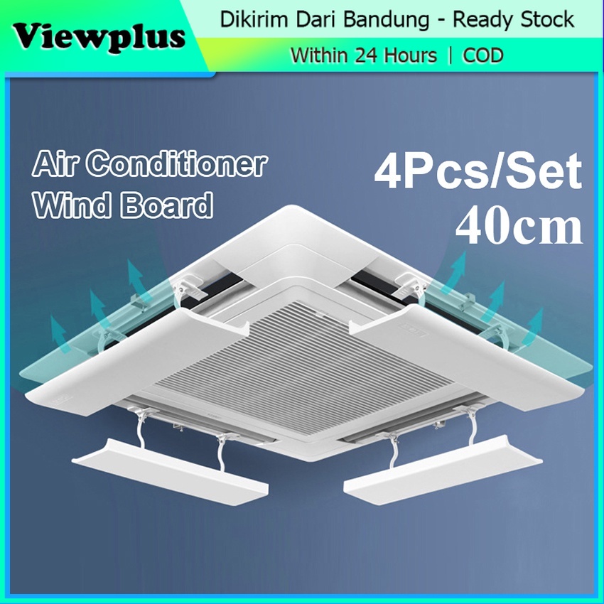 Jual 4Pcs AC Reflector Talang AC Cassette / Penahan Angin Air ...