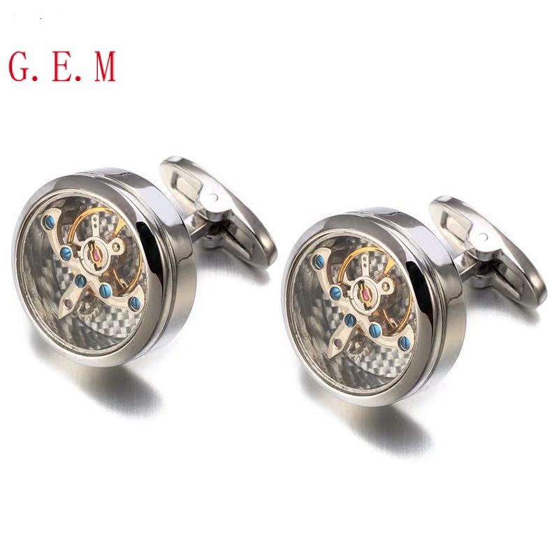 Jual Cufflinks Manset Kancing Kemeja French Cuff WATCH ENGINE CUFFLINKS ...